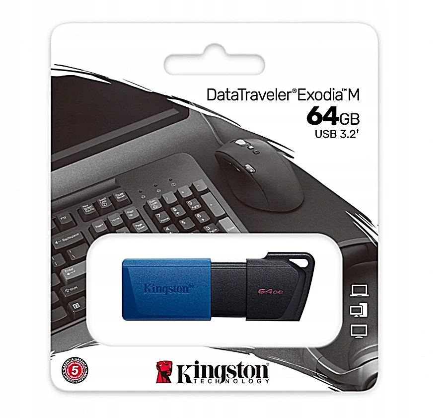 PENDRIVE KINGSTON 64GB DT EXODIA M USB 3.2 GEN 1 / 740617326260 ...