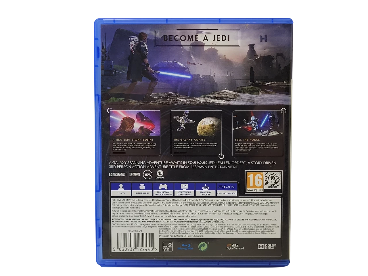 GRA STAR WARS. JEDI FALLEN ORDER PLAYSTATION 4 (PS4) PUDEŁKOWA ...