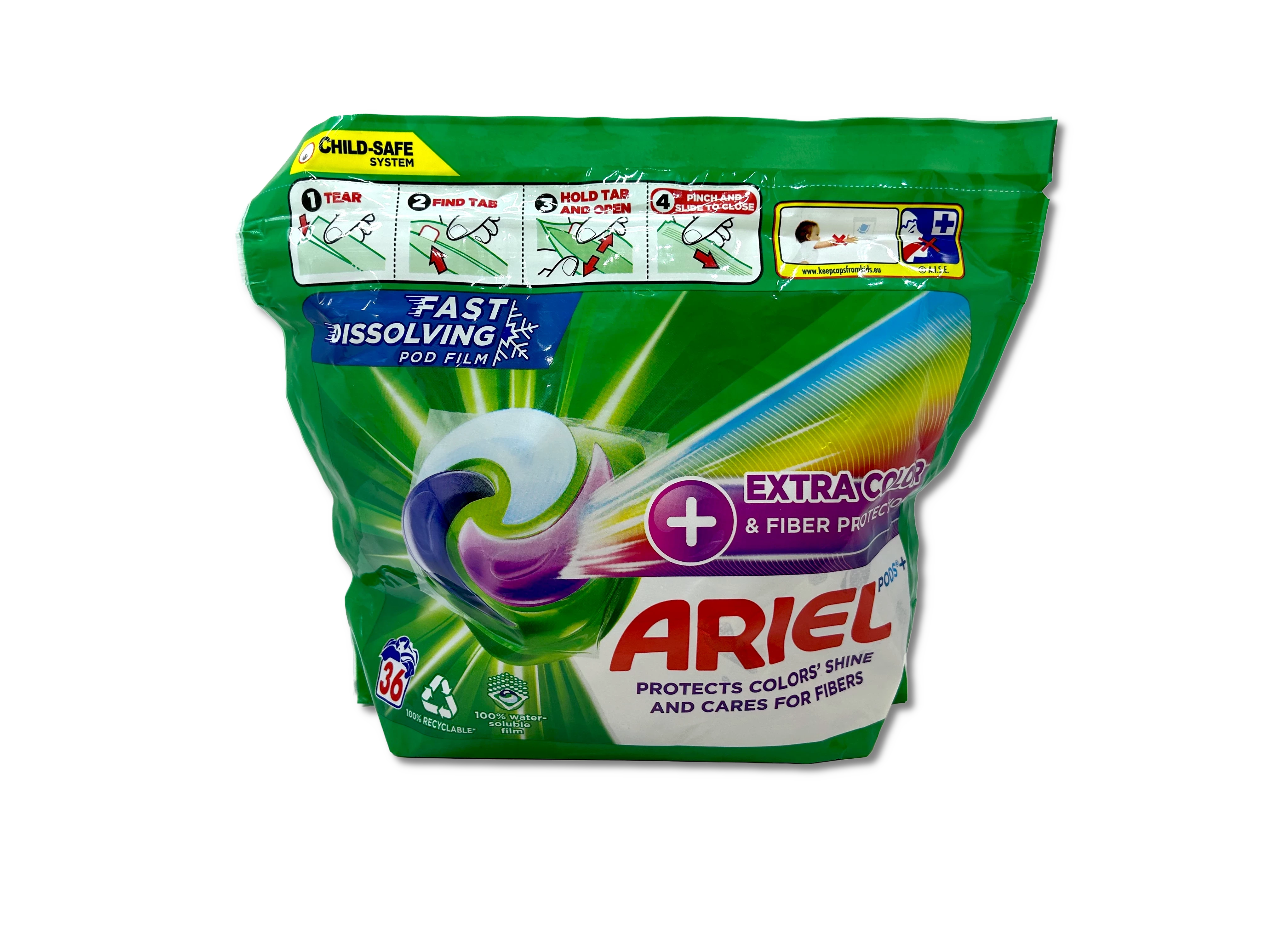 ARIEL ALL-IN-1 PODS KAPSUŁKI Z PŁYNEM DO PRANIA, 36PRAŃ COLOR ...