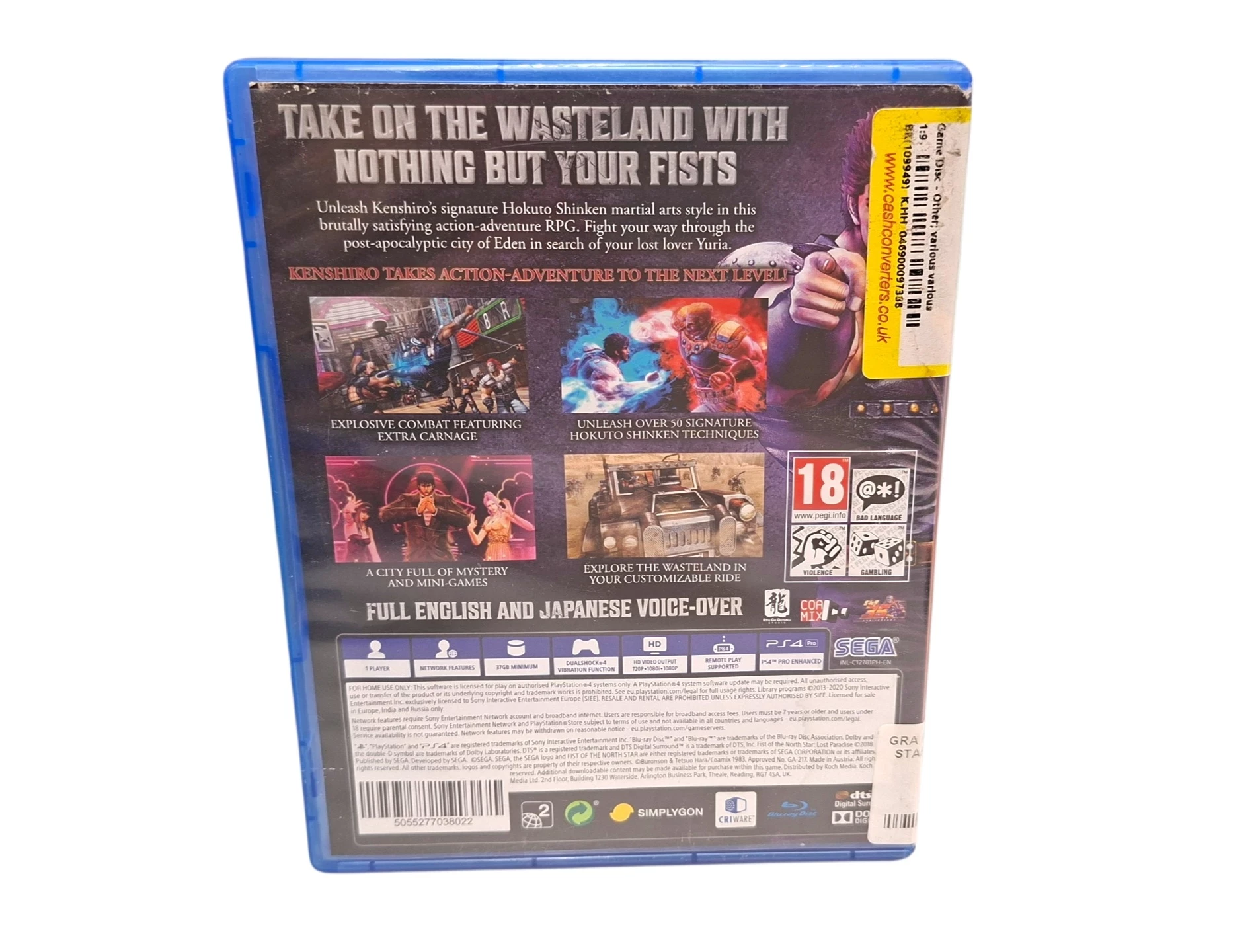 GRA FIST OF THE NORTH STAR PS4 | Gry na konsole | Loombard.pl