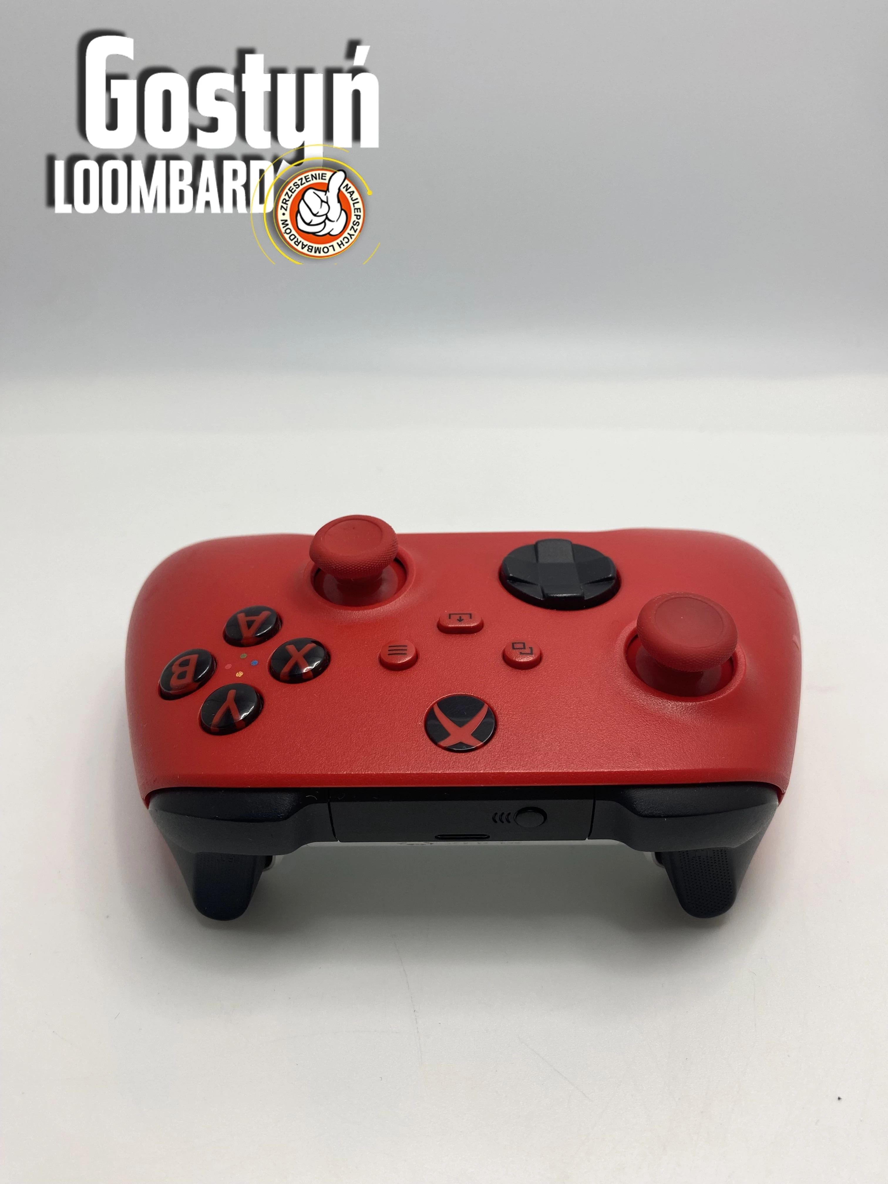 PAD BEZPRZEWODOWY DO KONSOLI MICROSOFT XBOX ONE BATERYJNE CZERWONY ...
