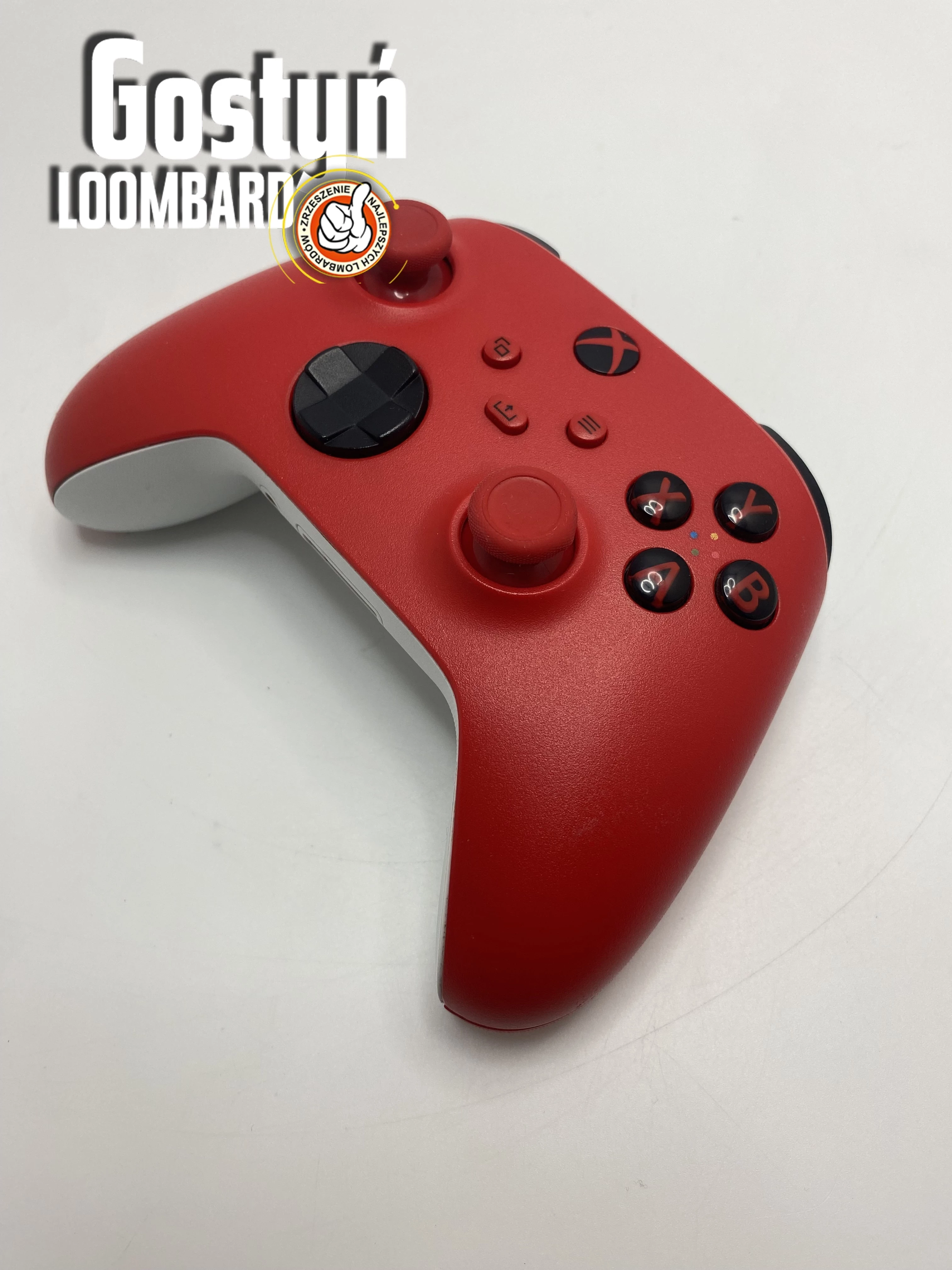PAD BEZPRZEWODOWY DO KONSOLI MICROSOFT XBOX ONE BATERYJNE CZERWONY ...