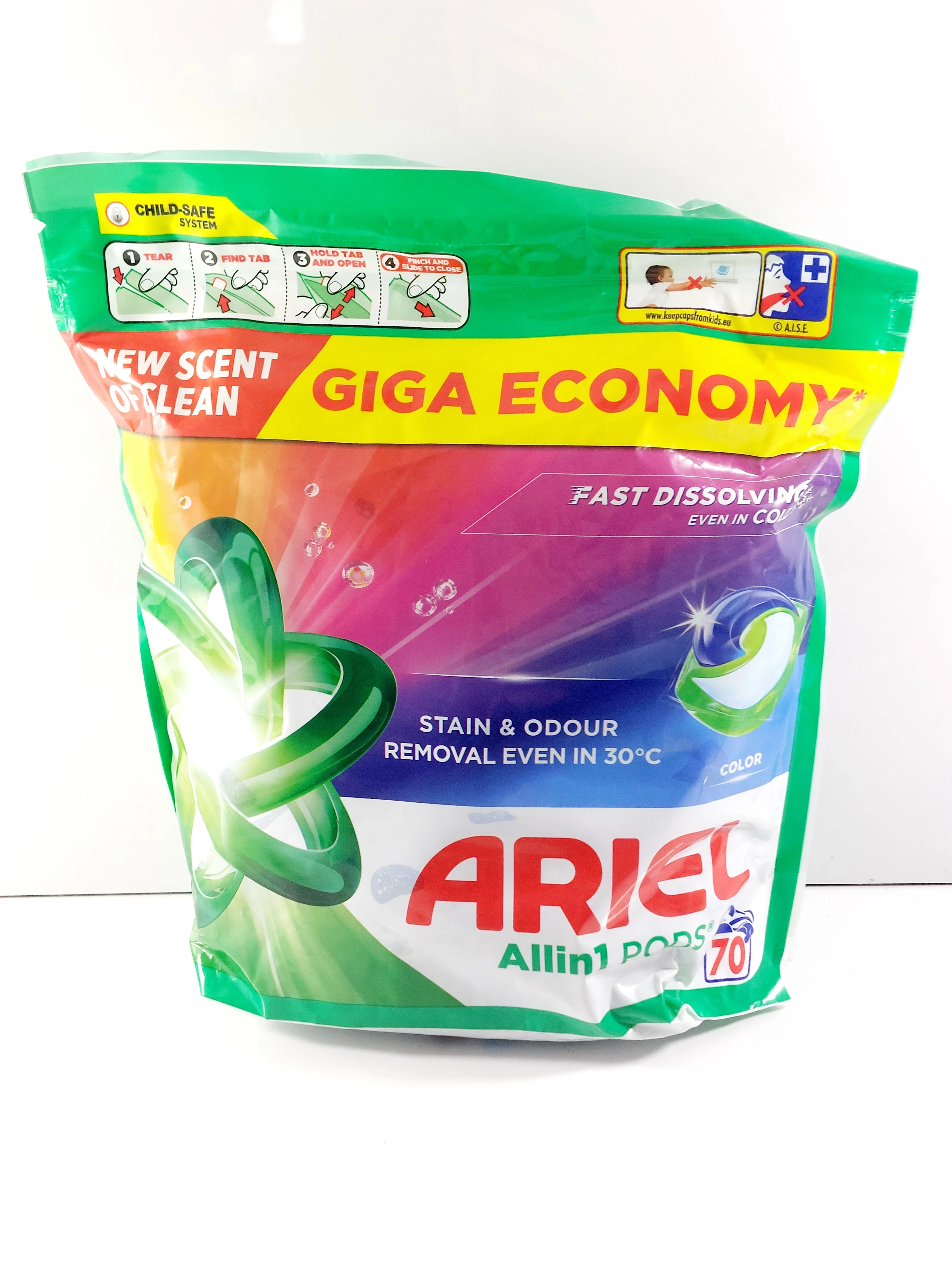 ARIEL COLOR ALLIN1 70SZT, KAPSUŁKI DO PRANIA, | Kapsułki i tabletki do ...