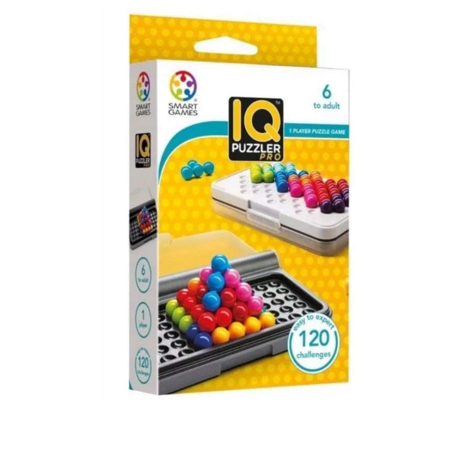 SMART GAMES IQ PUZZLER PRO GRA LOGICZNA ŁAMIGŁÓWKA 120 ZADAŃ WIEK OD 6 ...