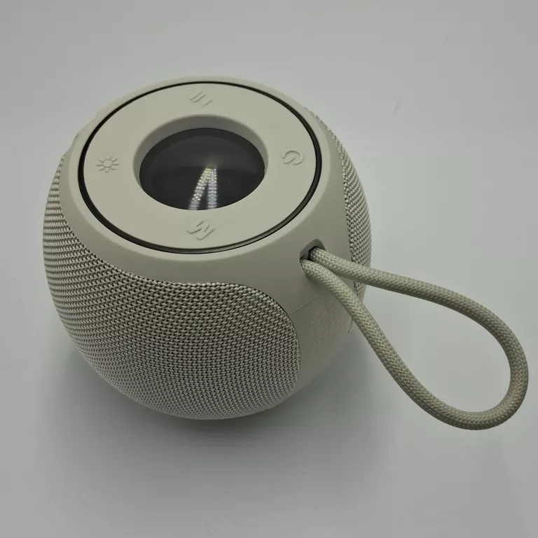 GŁOŚNIK INTEMPO BIAŁY ARIA SPHERE SPEAKER LED BT | Głośniki przenośne ...