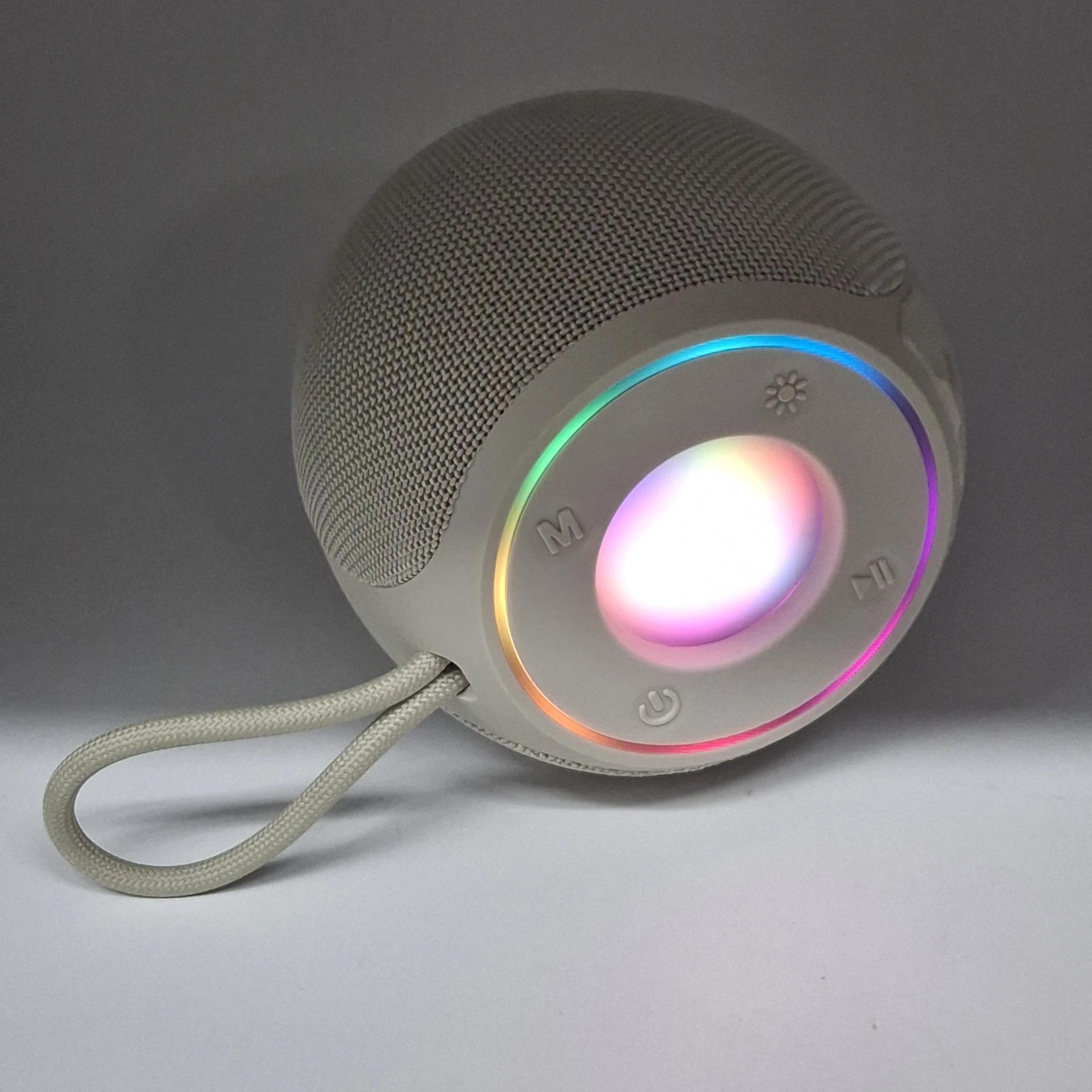 GŁOŚNIK INTEMPO BIAŁY ARIA SPHERE SPEAKER LED BT | Głośniki przenośne ...