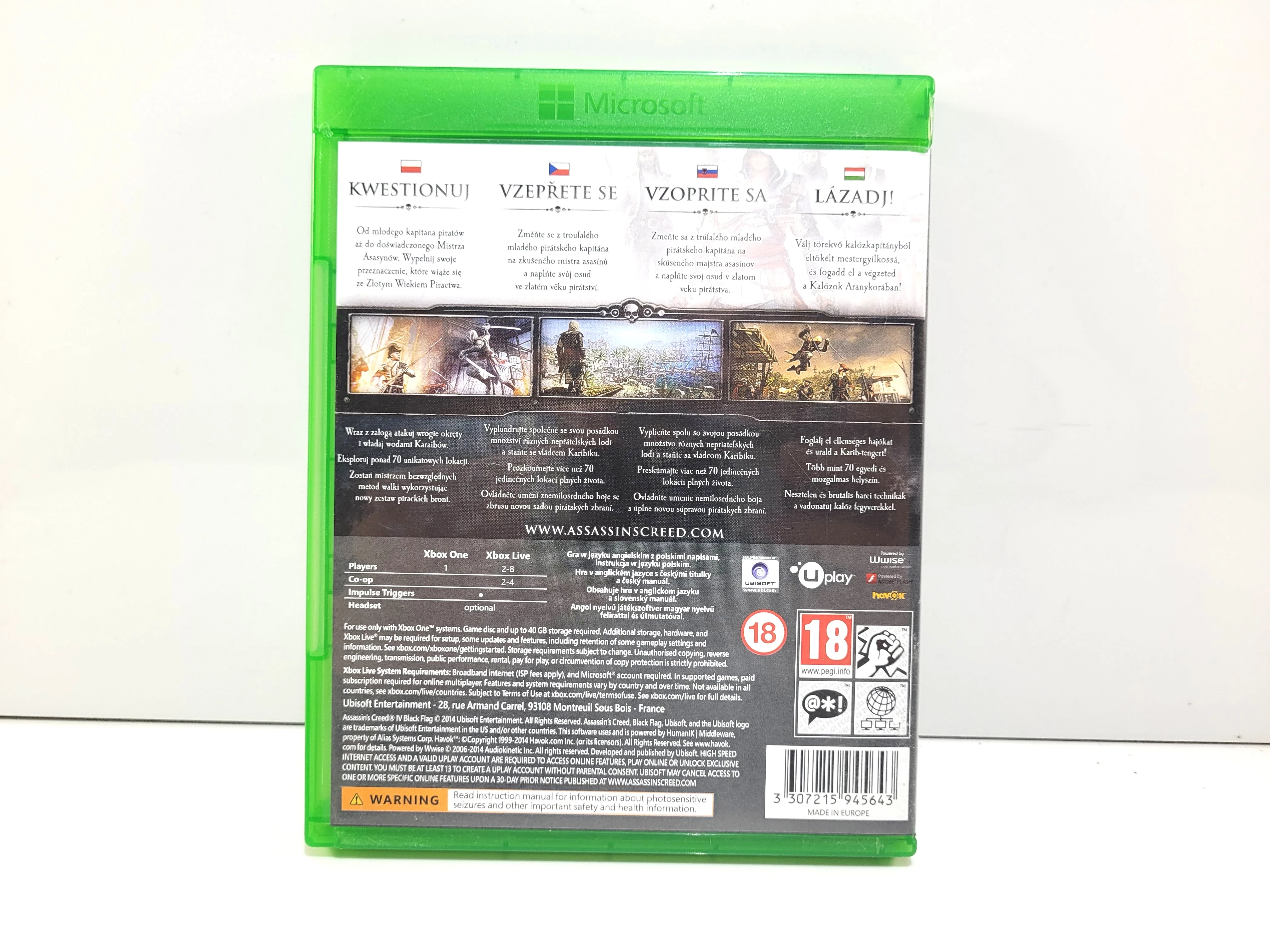 GRA ASSASSIN'S CREED BLACK FLAG IV XBOX ONE | Gry na konsole | Loombard.pl