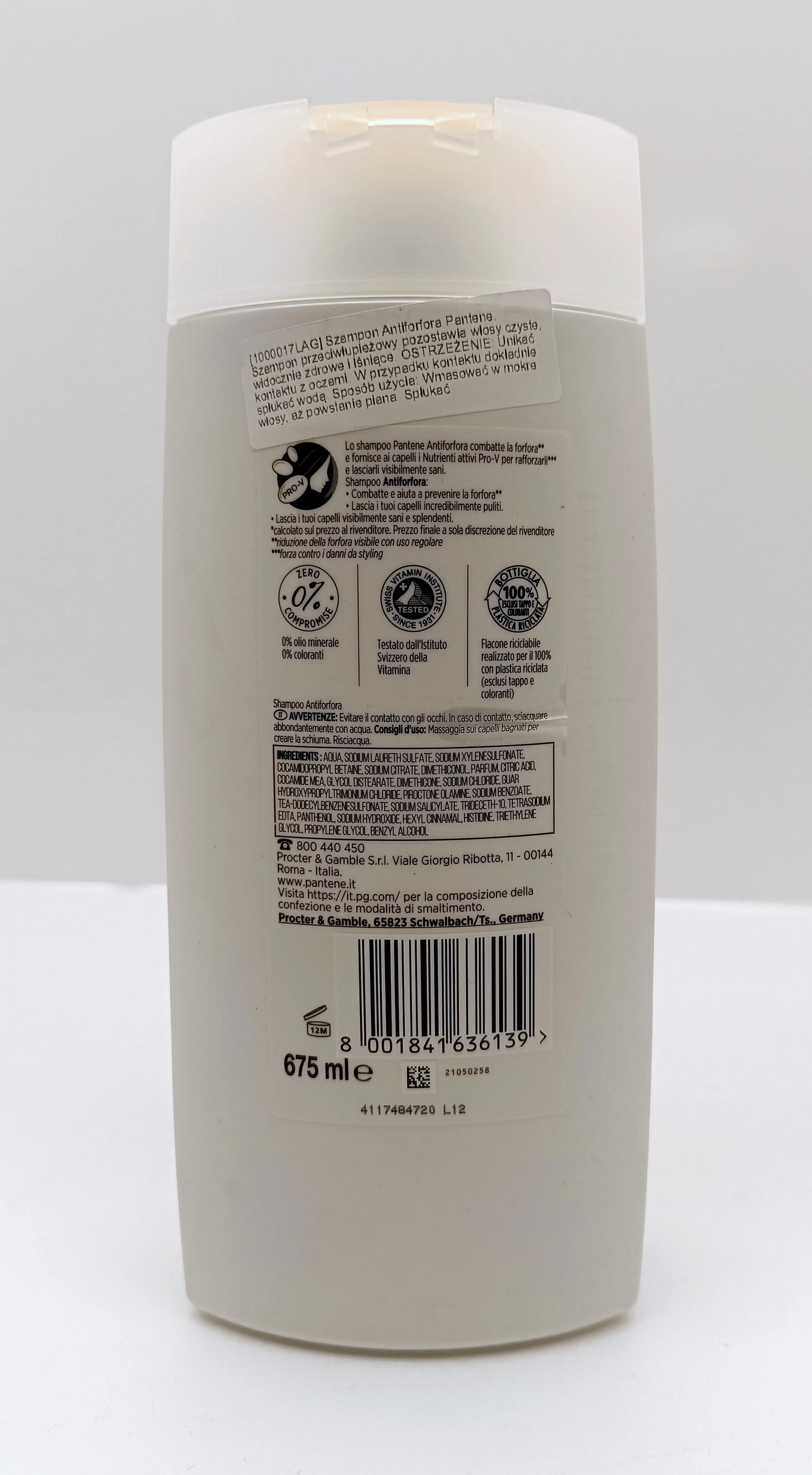 PANTENE 675ML SZAMPON PRZECIWŁUPIEŻOWY PRO-V | Szampony | Loombard.pl