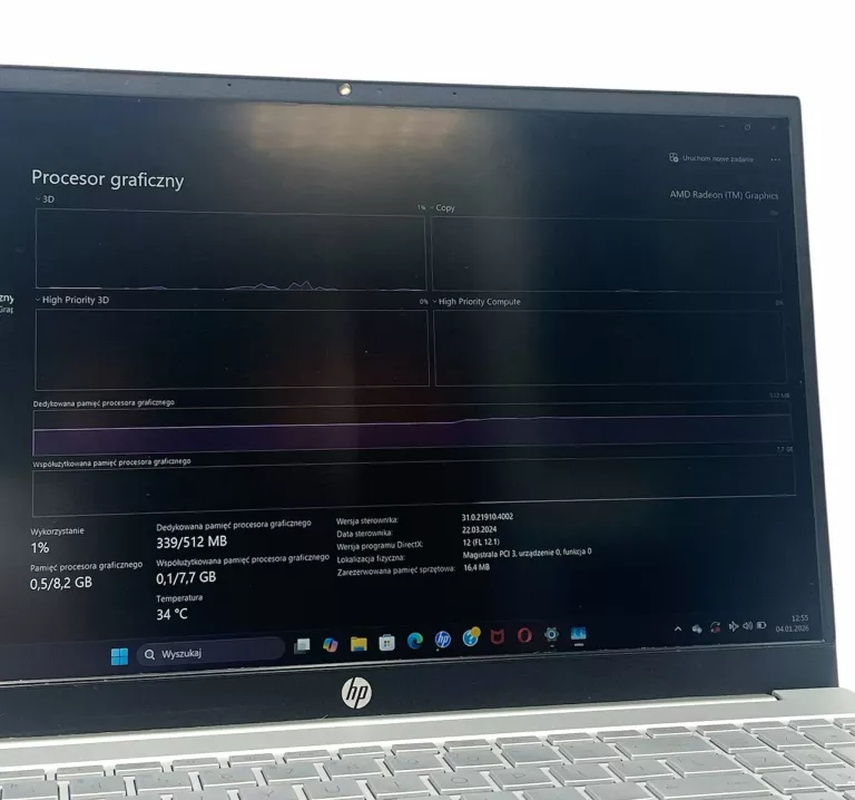 LAPTOP HP PAVILION 15-EH3056NW RYZEN 5 7530U 16GB/1TB SSD | Laptopy ...