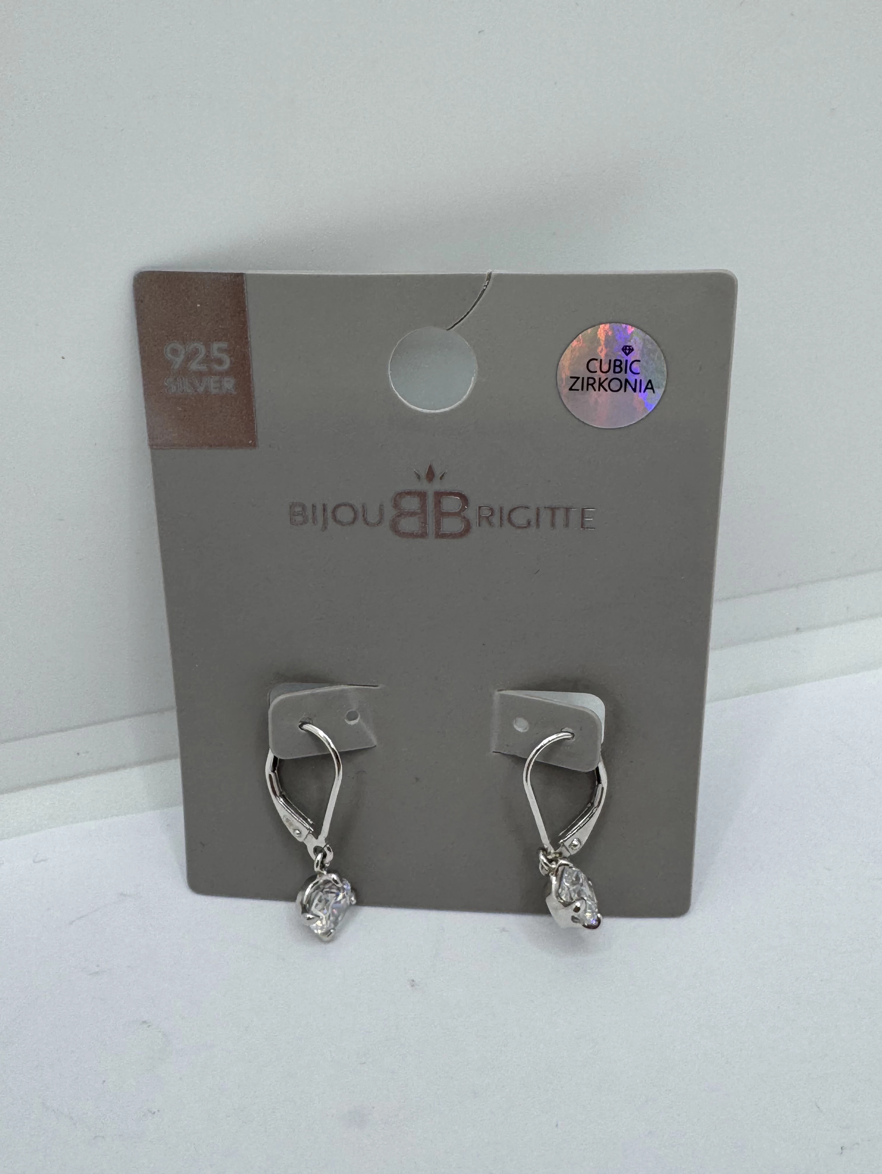 SREBRO - WYRÓB JUBILERSKI UŻYWANY KOLCZYKI 2G CYRKONIA BIJOU BRIGITTE ...