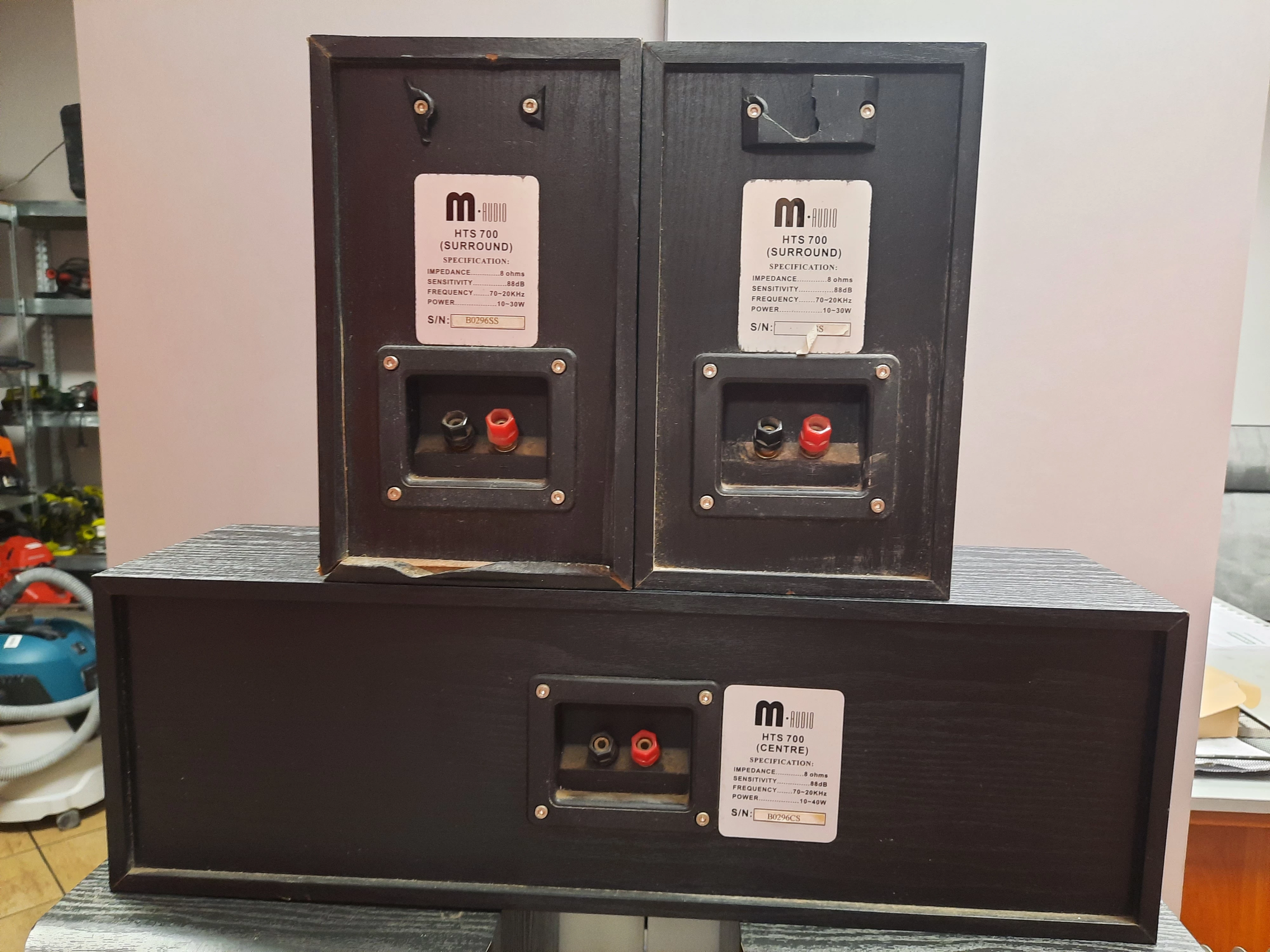 ZESTAW KOLUMN KINA DOMOWEGO M-AUDIO HTS 700 MK II - OK. 40 W/*OKAZJA ...