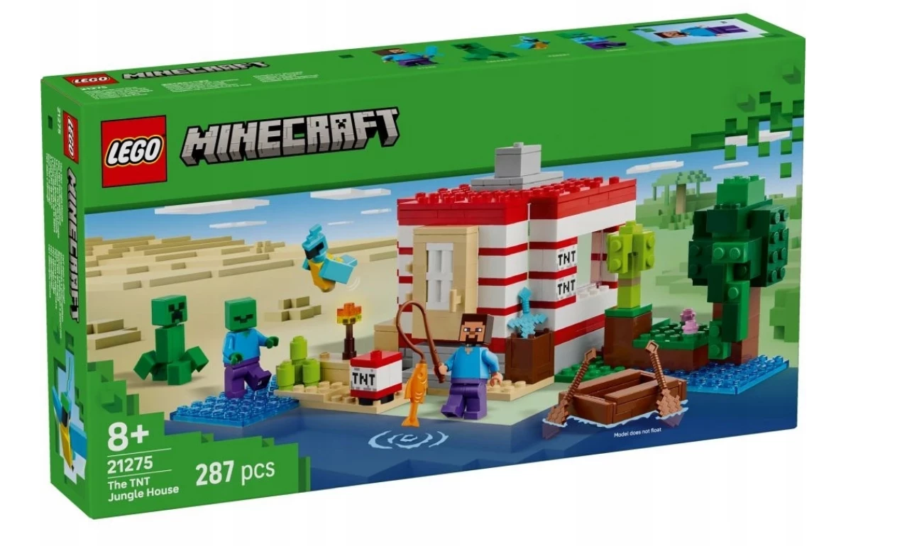 LEGO MINECRAFT 21275 TNT DOM W DŻUNGLI | Minecraft | Loombard.pl