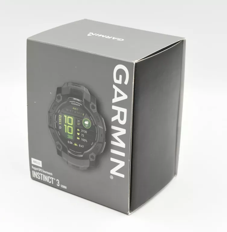 SMARTWATCH GARMIN INSTINCT 3 50MM AMOLED CZARNY | Smartwatche | Loombard.pl