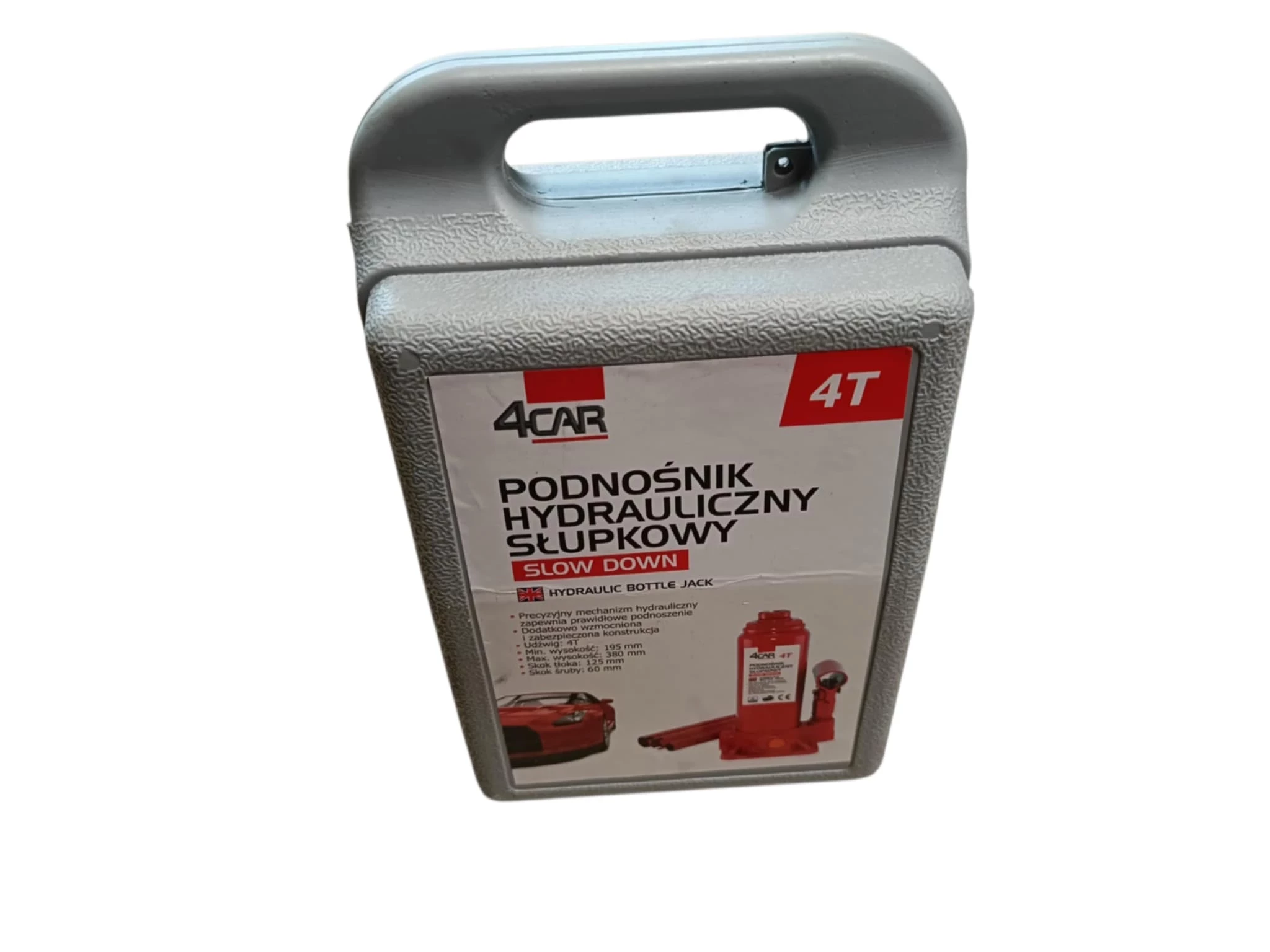 PODNOŚNIK HYDRAULICZNY SŁUPKOWY 4 T SLOW DOWN 4CAR | Podnośniki ...
