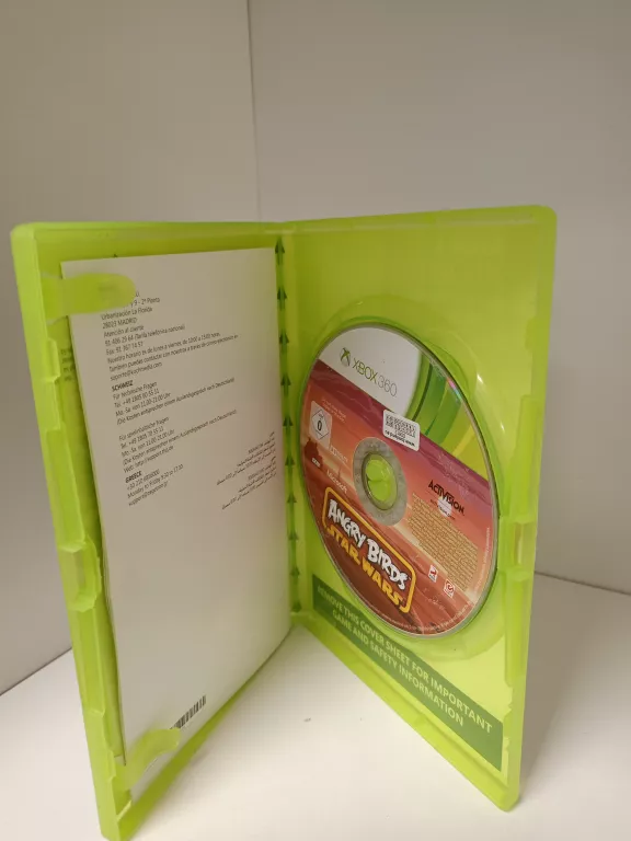 XBOX 360 ANGRY BIRDS STAR WARS / ZRĘCZNOŚCIOWE | Gry na konsole ...