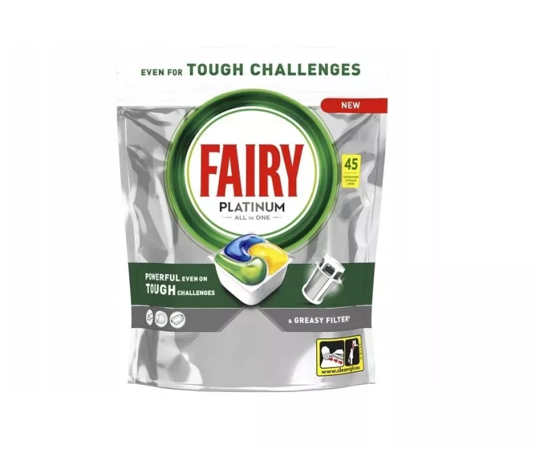 KAPSUŁKI DO ZMYWARKI FAIRY PLATINUM 45SZT | Tabletki do zmywarki ...
