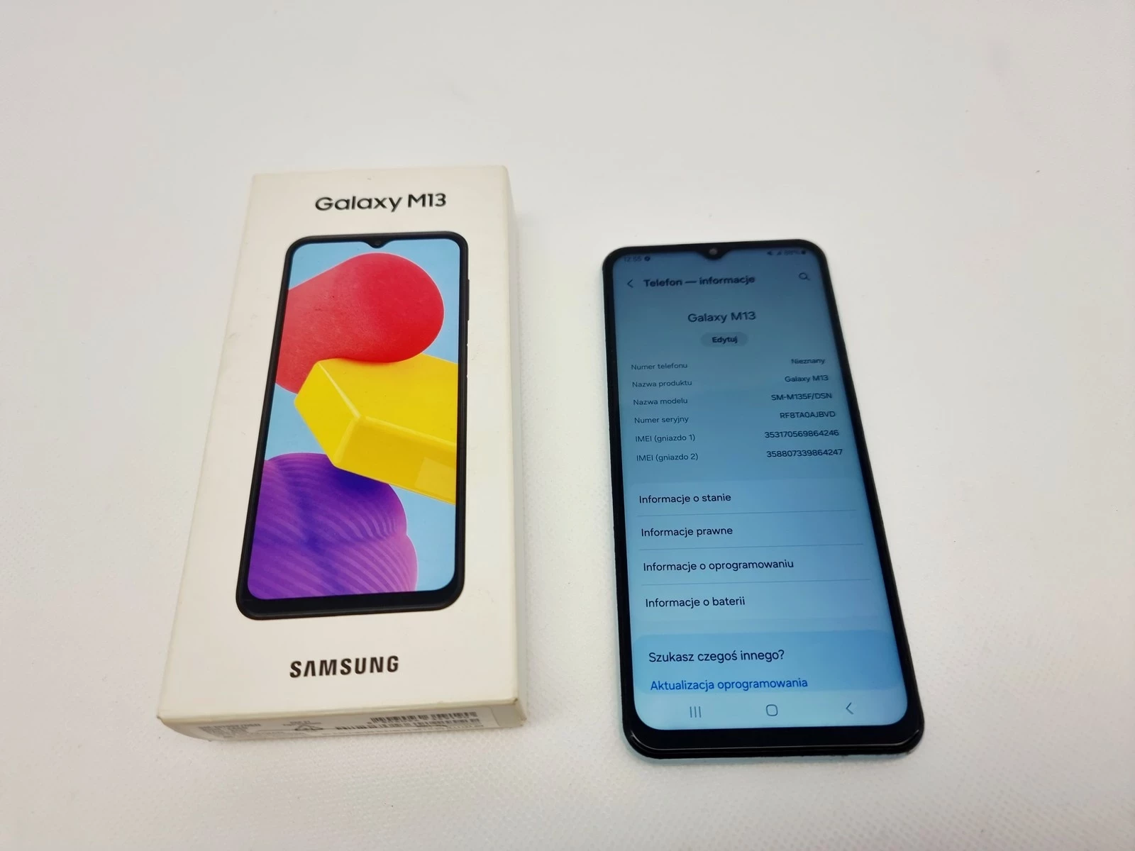 SAMSUNG GALAXY M13 SM-M135 4/64GB NIEBIESKI | Smartfony i telefony ...