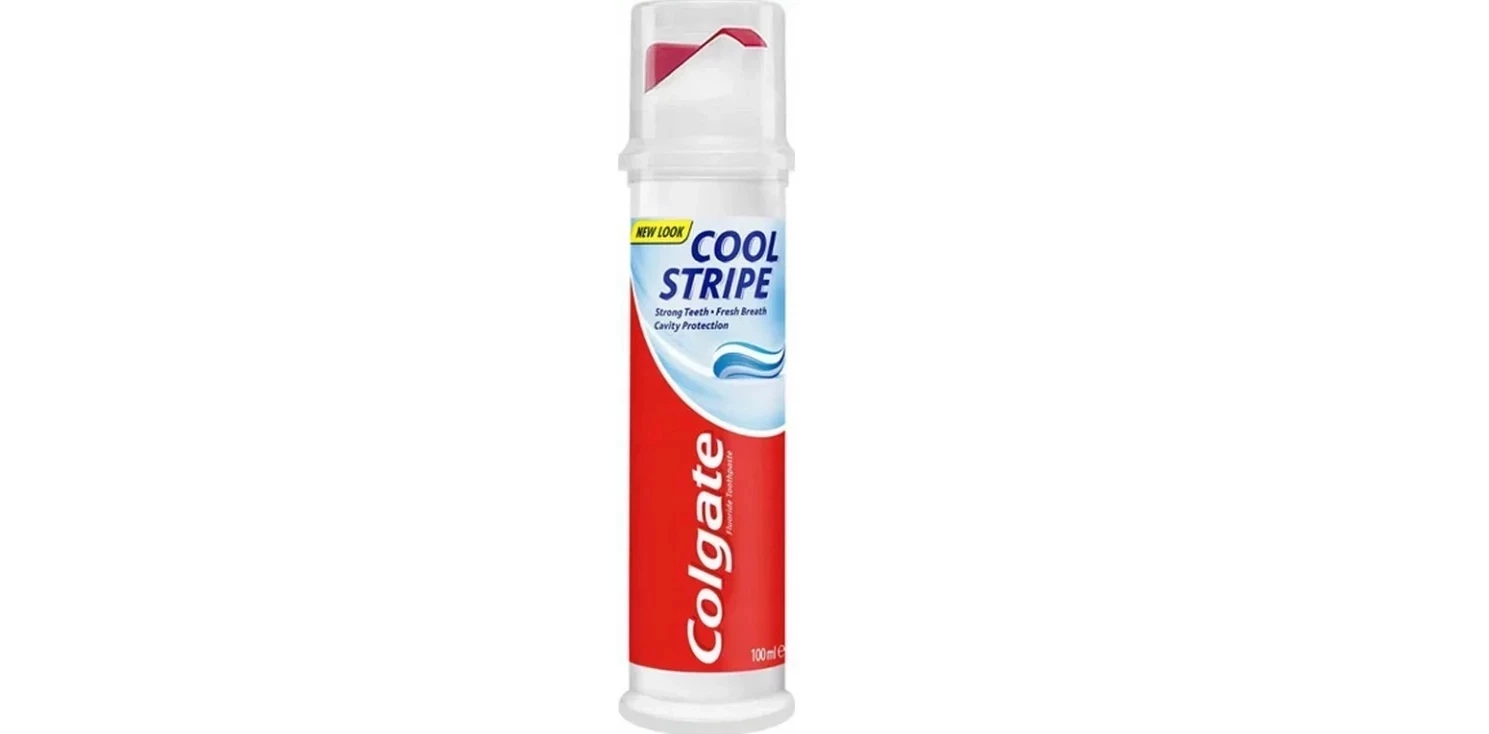 COLGATE COOL STRIPE PASTA DO ZĘBÓW POMPKA 100ML | Pasty | Loombard.pl