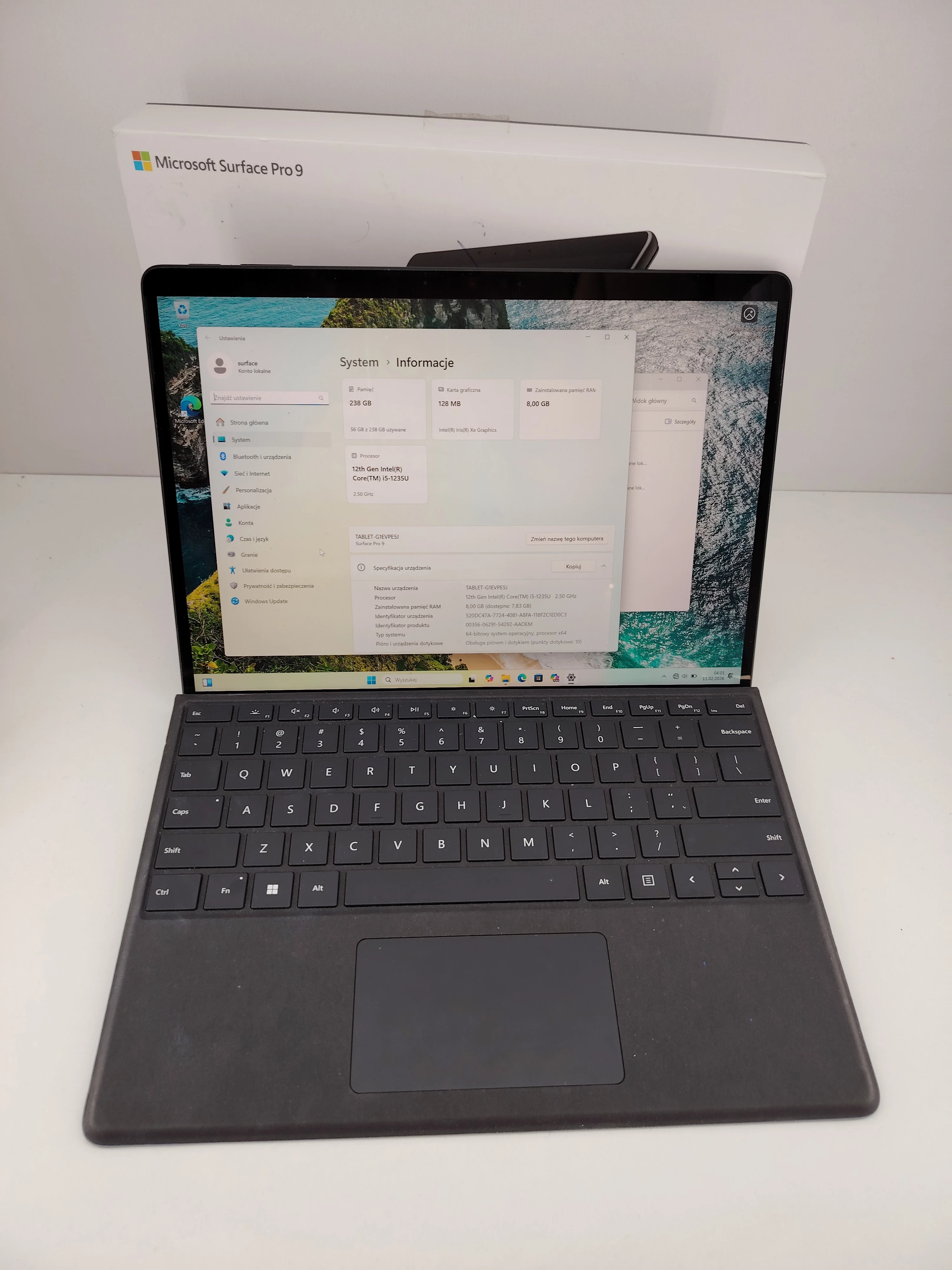 TABLET MICROSOFT SURFACE 9 PRO I5-12GEN 8/240GB | Urządzenia | Loombard.pl