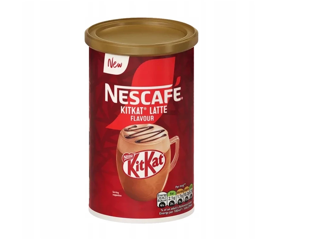 NESCAFE LATTE KIT KAT KAWA INSTANT LATTE O SMAKU BATONIKA KITKAT ...