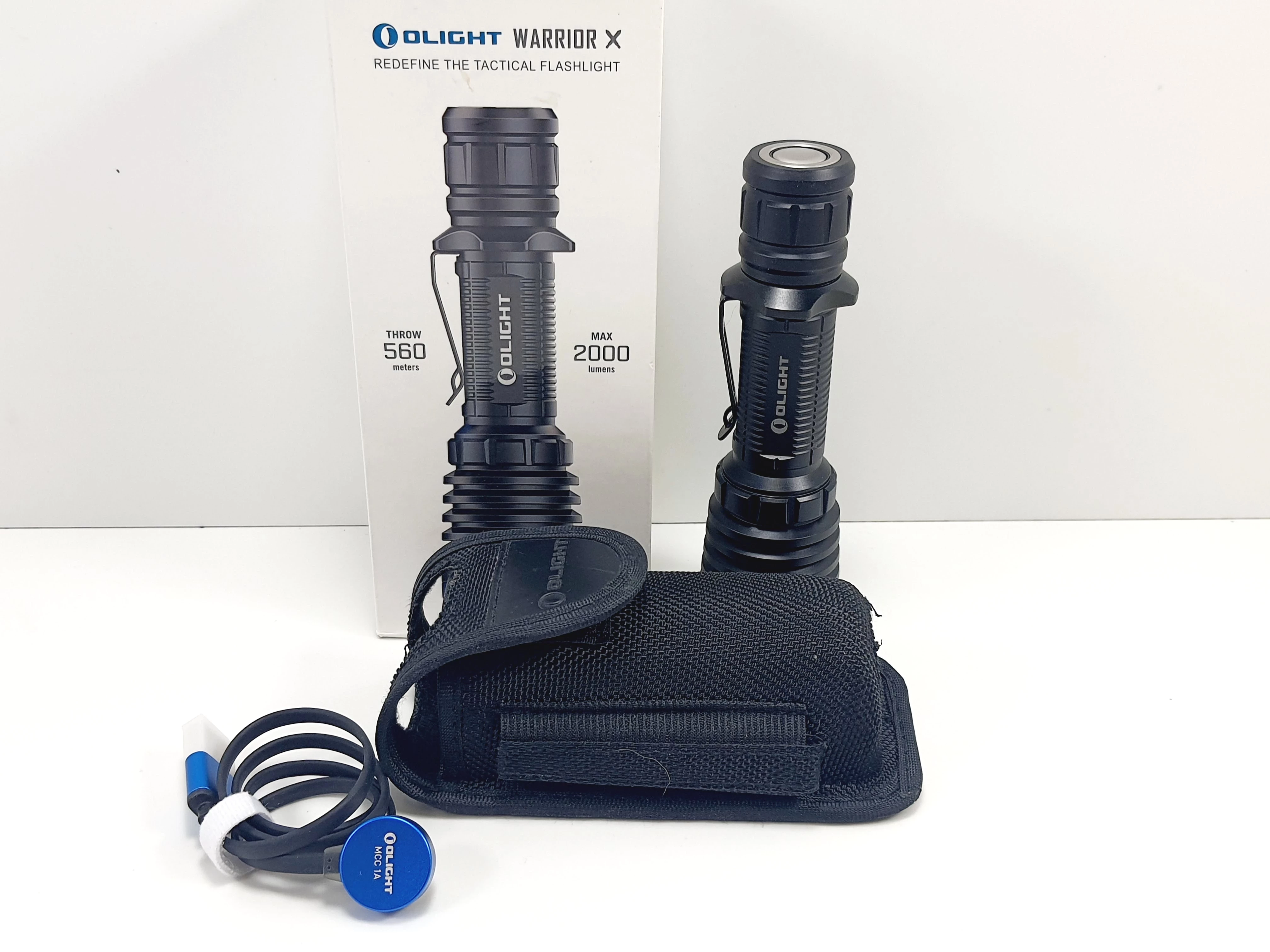 LATARKA OLIGHT WARRIOR X SET - 2000 LUMENÓW, ZASIĘG 560M | Latarki ...