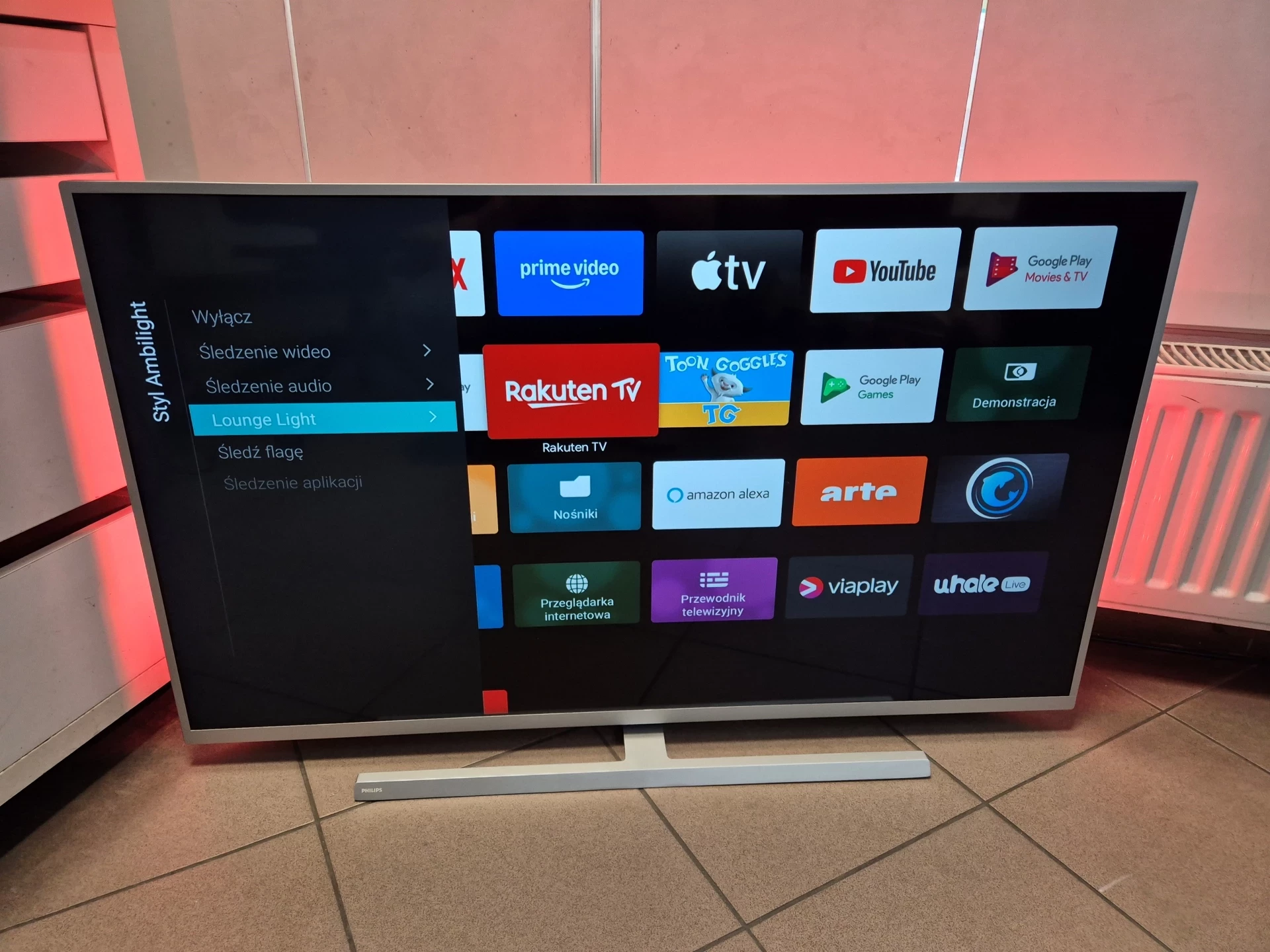TELEWIZOR PHILIPS 43PUS7334/12 ANDROID TV SMART WIFI AMBILIGHT 43 CALE ...