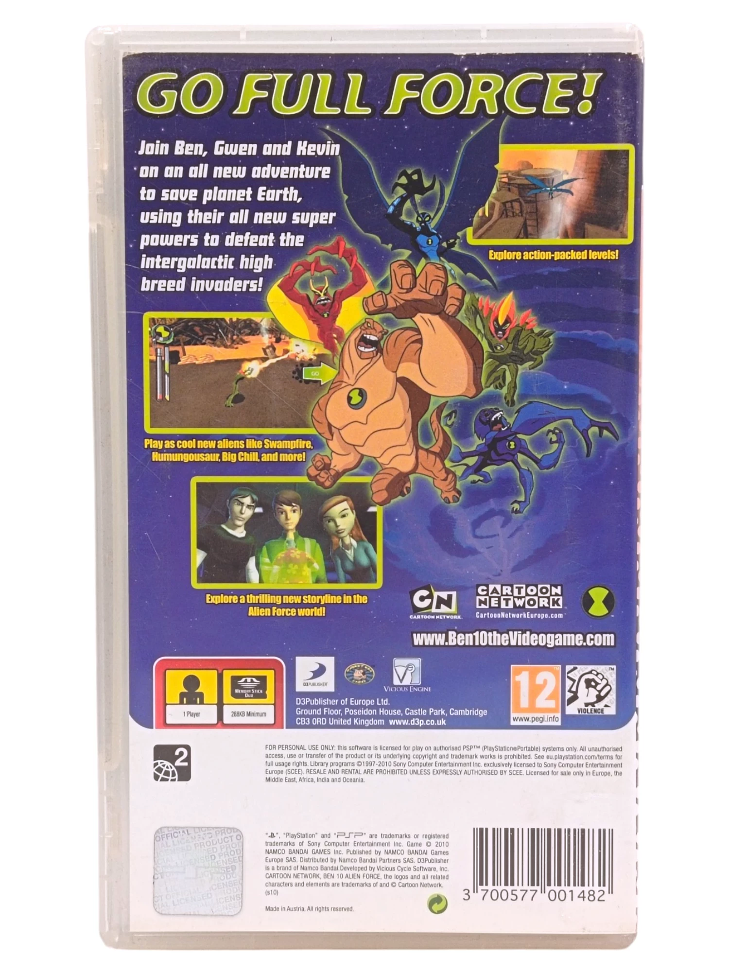 GRA PSP BEN 10 ALIEN FORCE | Gry na konsole | Loombard.pl
