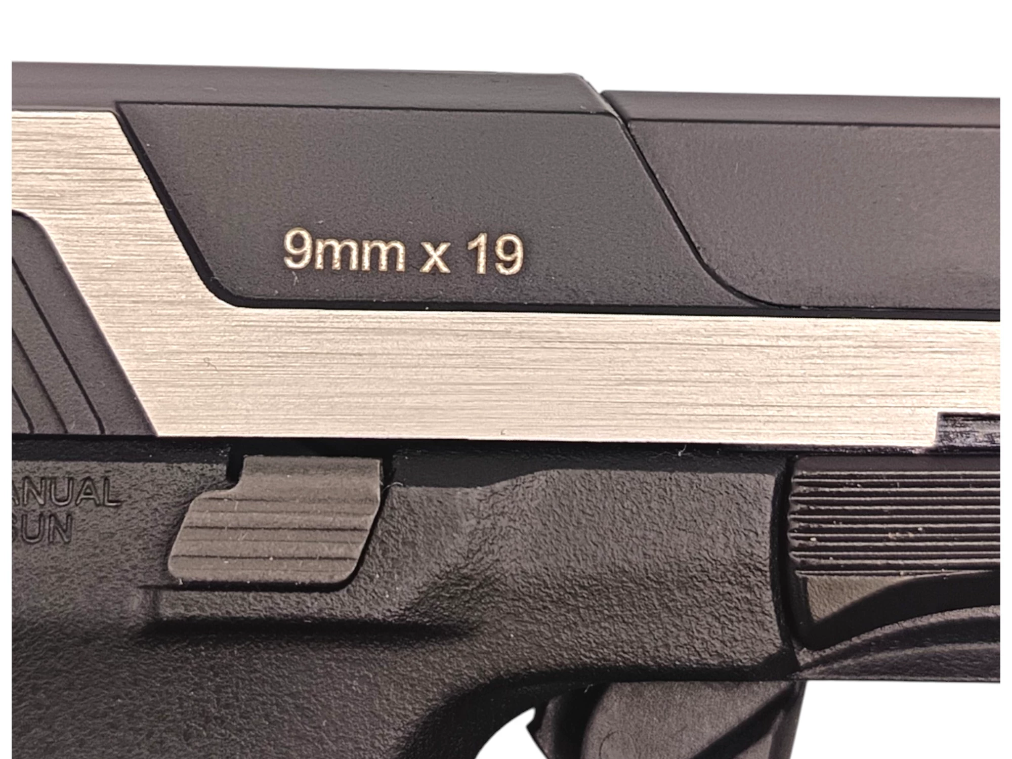 WIATRÓWKA REPLIKA GBB GTP9 PIRANHA MK I - SILVER KOMPLET | Pistolety ...