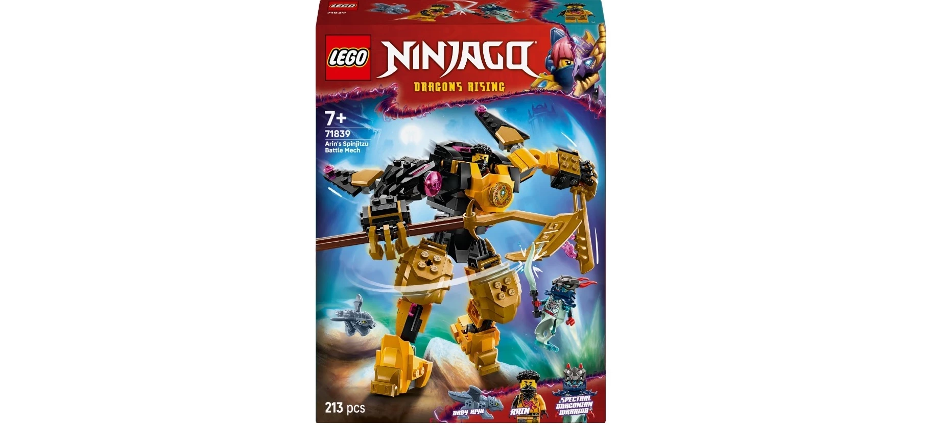 LEGO NINJAGO 71839 MECH BOJOWY SPINJITZU ARINA | Ninjago | Loombard.pl
