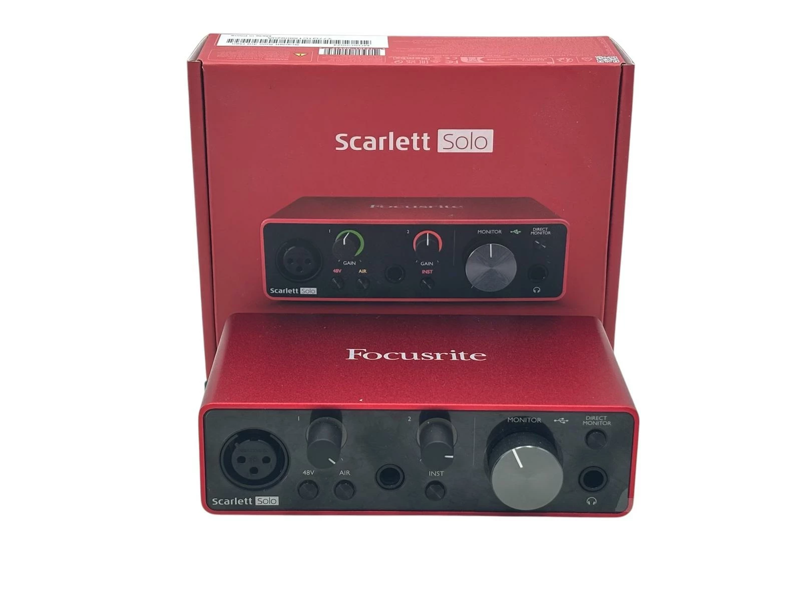 INTERFEJS 2-KANAŁOWY AUDIO USB 2.0 FOCUSRITE SCARLETT SOLO 3RD GEN ...